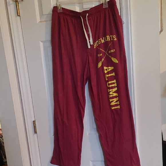 wizarding eorld | Other | Harry Potter Hogwarts Alumni Red Lounge Pants ...